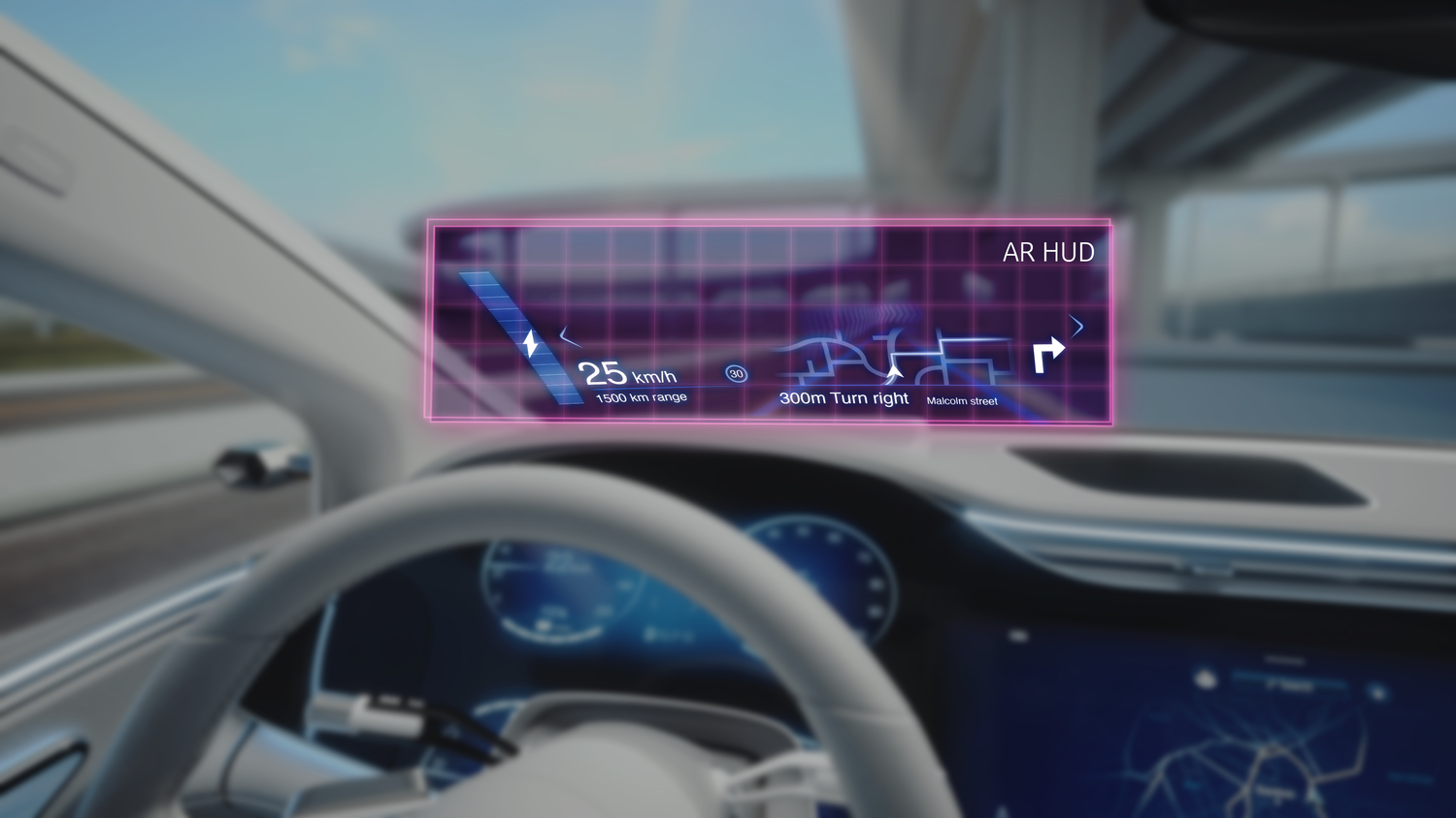 HUD/AR HUD based on Infineon's CYT3DL MCU